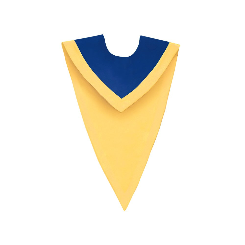 Royal Blue/Gold V-Neck Choir Stole - Choir Stoles – Stoles Canada